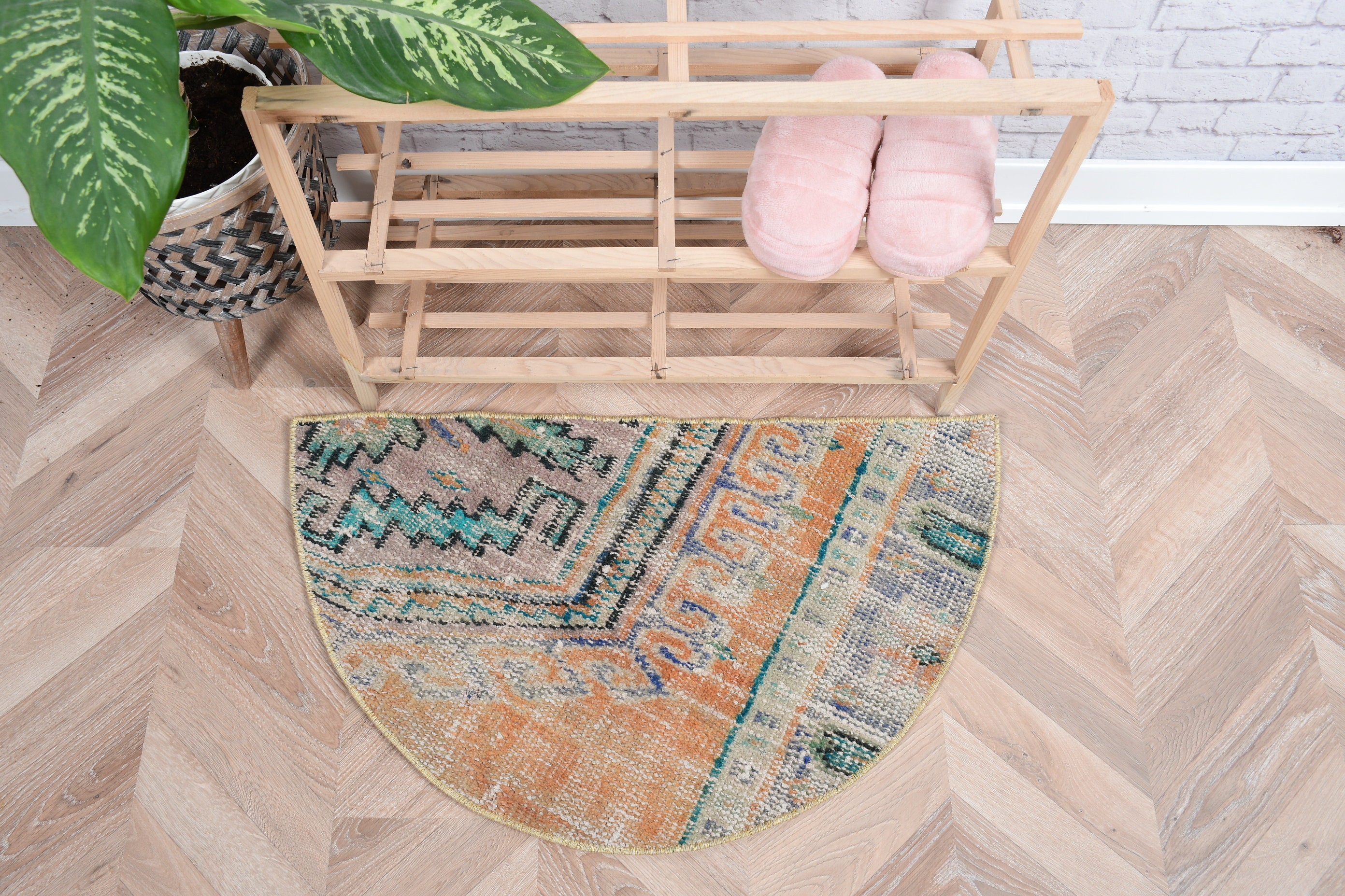 Floor Rug, Vintage Rugs, Cool Rugs, 2.5x1.5 ft Small Rug, Art Rugs ...
